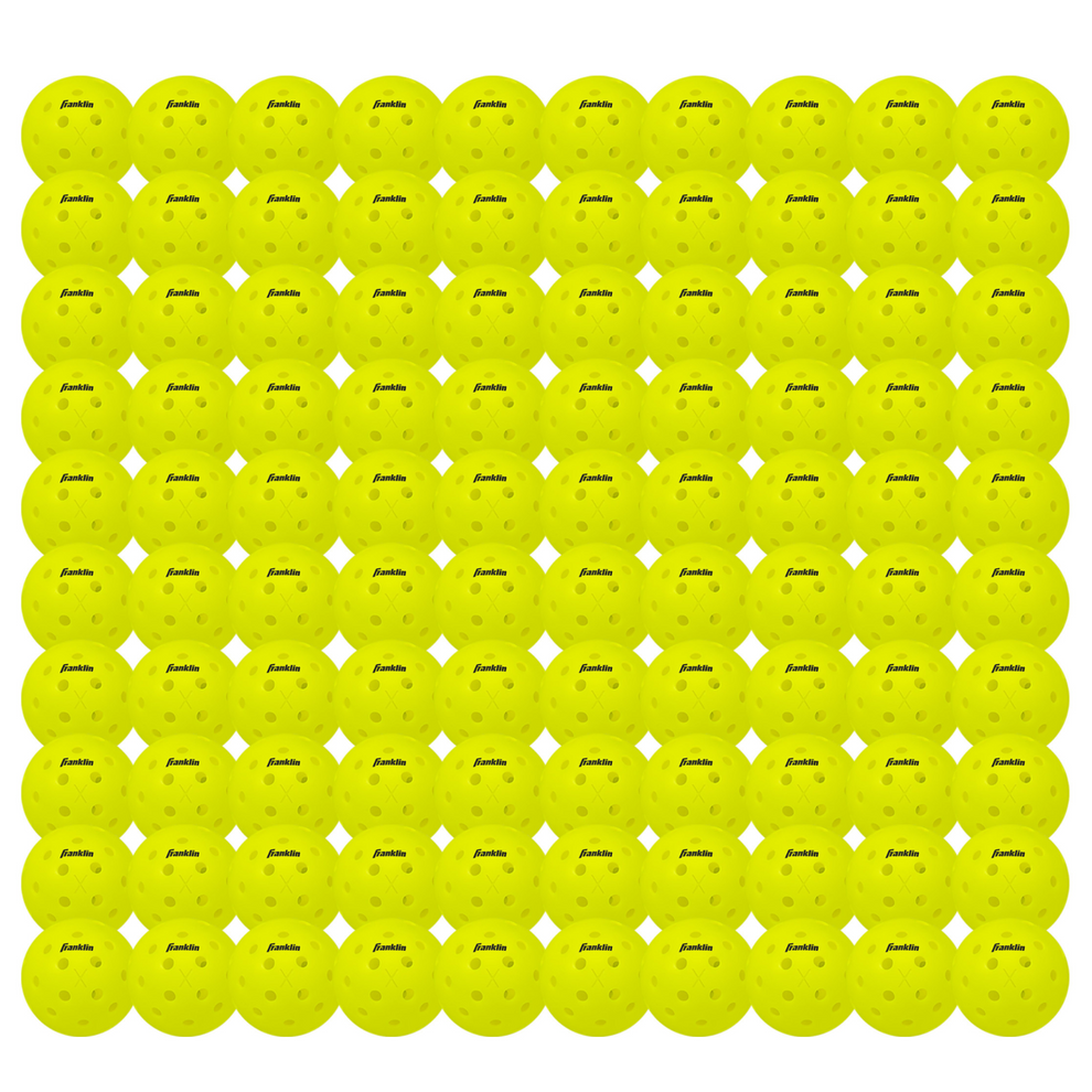 Franklin X-40 Outdoor 100 Pack Box Pickleballs - Optic Yellow ...